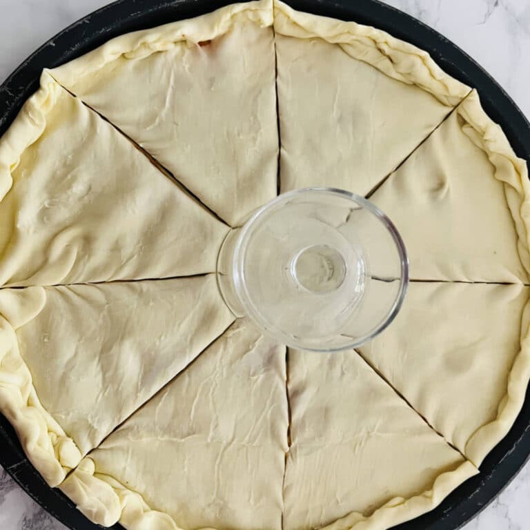 Tarte Soleil (Sun pie appetizer)