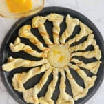 Tarte Soleil (Sun pie appetizer)