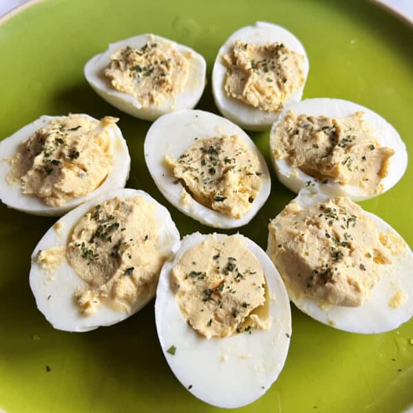 Eggs Mimosa (French-style Deviled eggs)